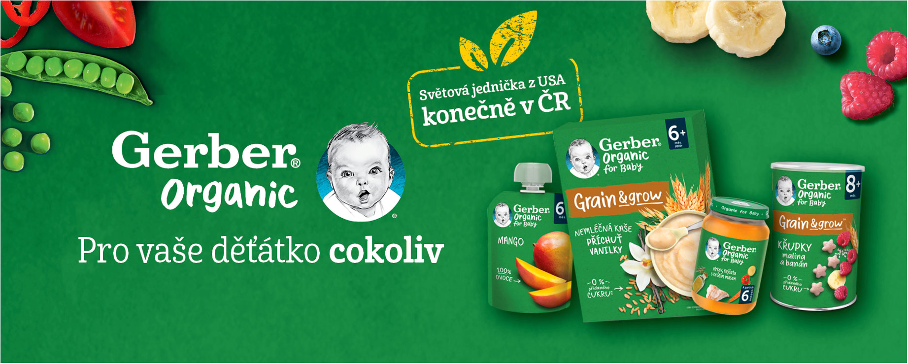 Gerber | Naše výrobky | Dětská výživa | Nestlé Česko